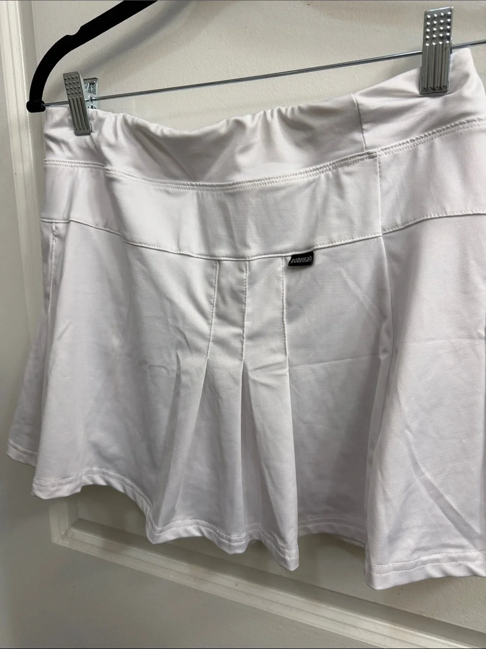 Other | White Athletic Pleated Skort With Small Logo Tag | Poshmark